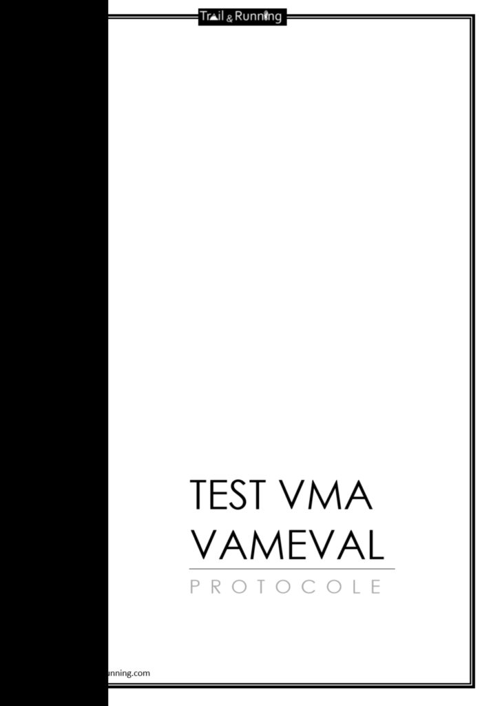 Kit pour test VMA VAMEVAL (PDF + fichier audio MP3) | Trail & Running